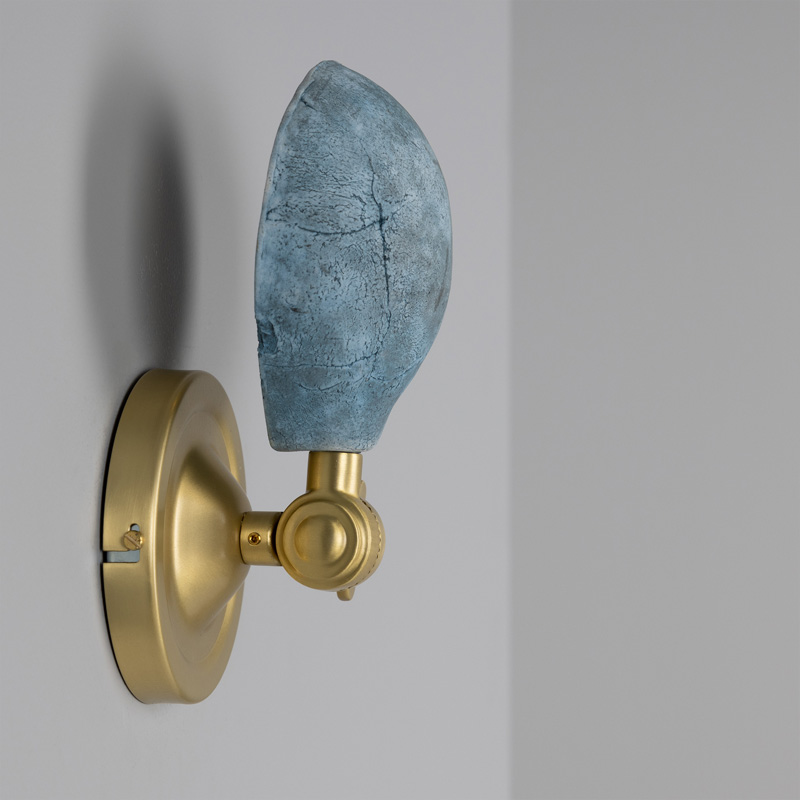Coco Blue Earth Ceramic Wall Light