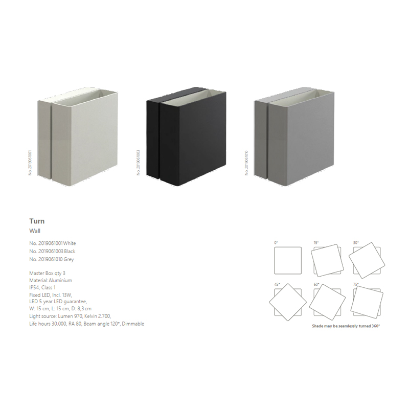 Turn Wall Light