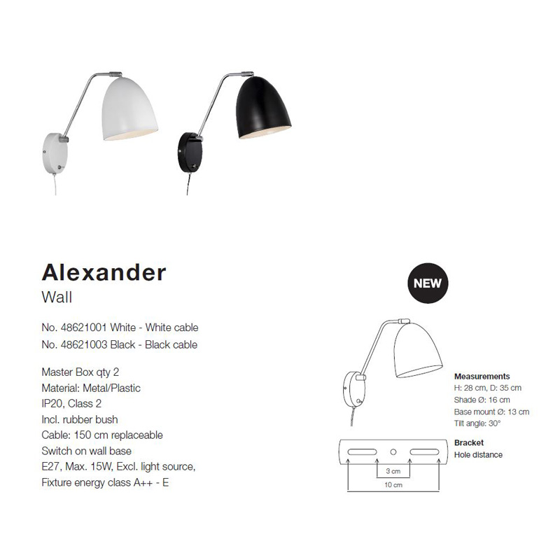 Alexander Wall Light
