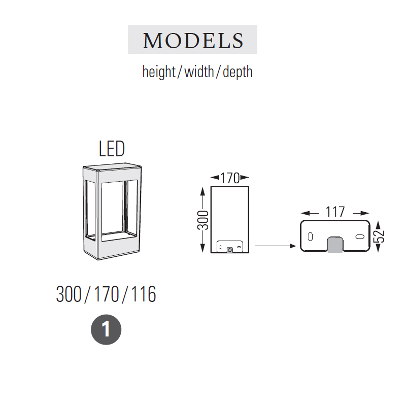Tetra Model 1 Wall Light